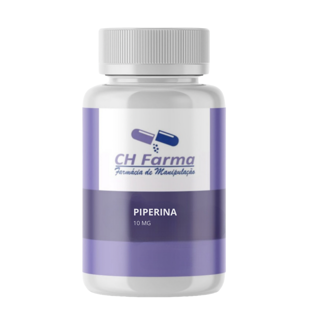 Farmácia de Manipulação PIPERINA 10 mg Medicamentos Manipulados